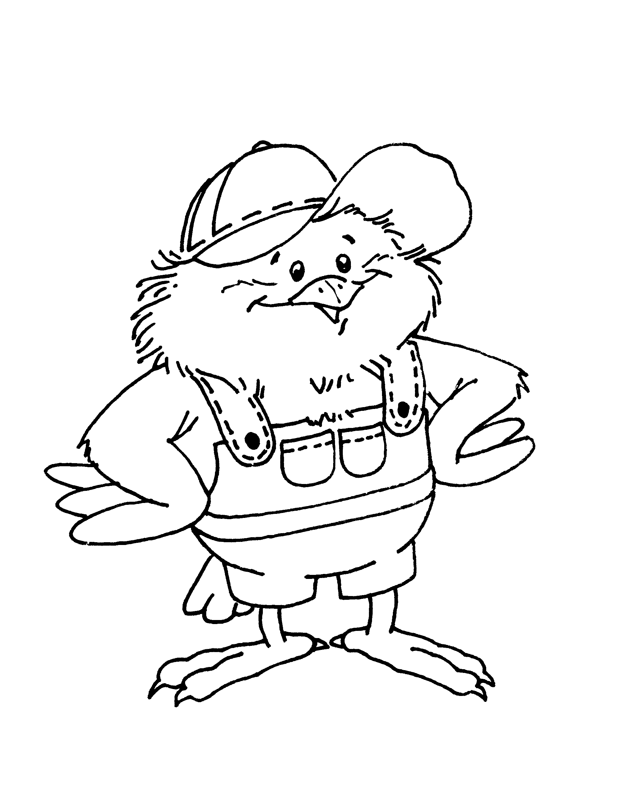 friendly kritters coloring pages